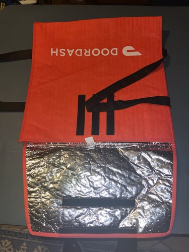 New! Doordash Large Insulated Pizza Delivery Driver Bag For Door ...
