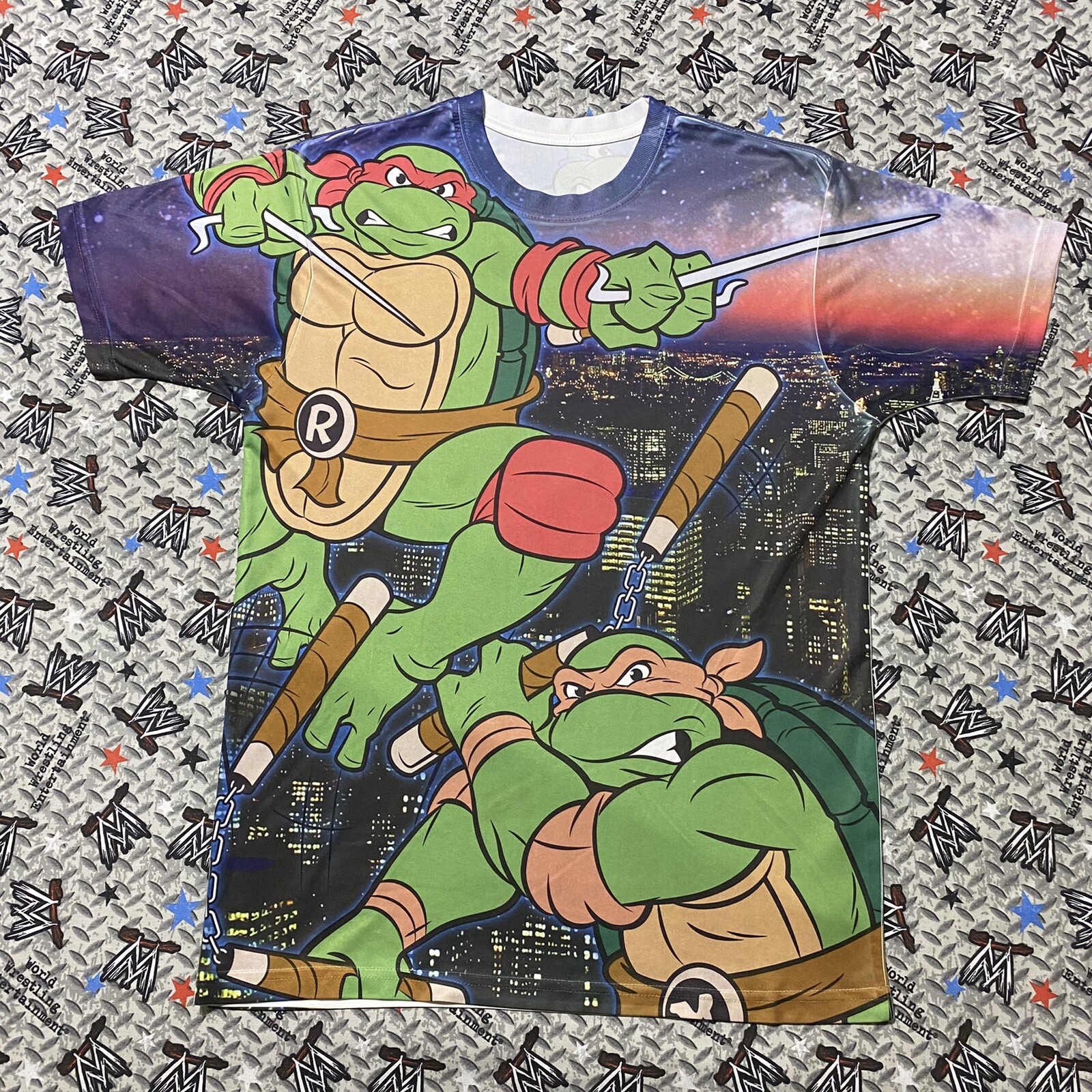 TMNT Sublimated Teenage Mutant Ninja Turtles T-Shirt … - Gem