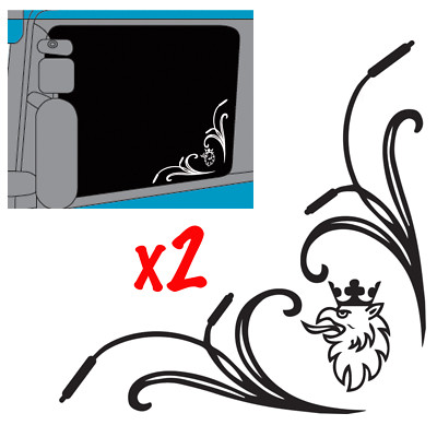 Scania Griffin Truck Cab Side Window Decal Stickers Multi-fit Bulrush ...