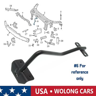 Front Radiator / Core Support Bracket for Mercedes-Benz C300 Sedan 2015 ...
