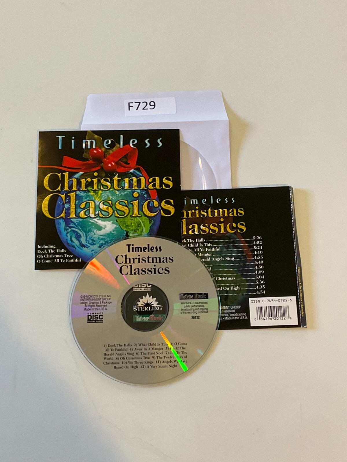 Timeless Christmas Classics CD No Case No Tracking #F729 | eBay