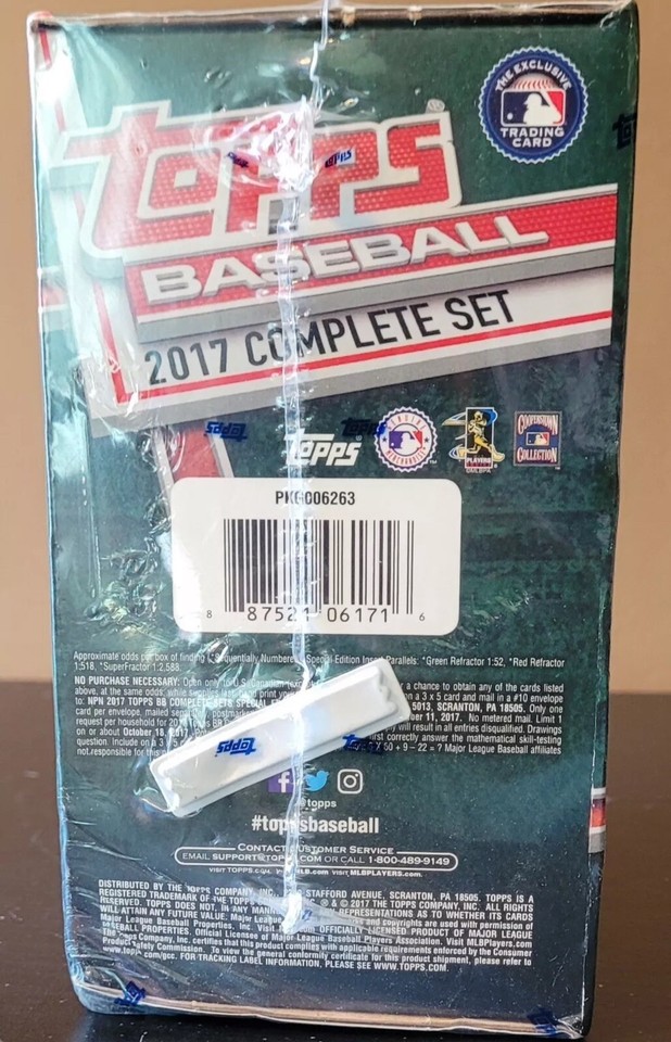 2017 Topps Baseball Complete Set Series 1&2 Factory Sealed 2x Judge ...