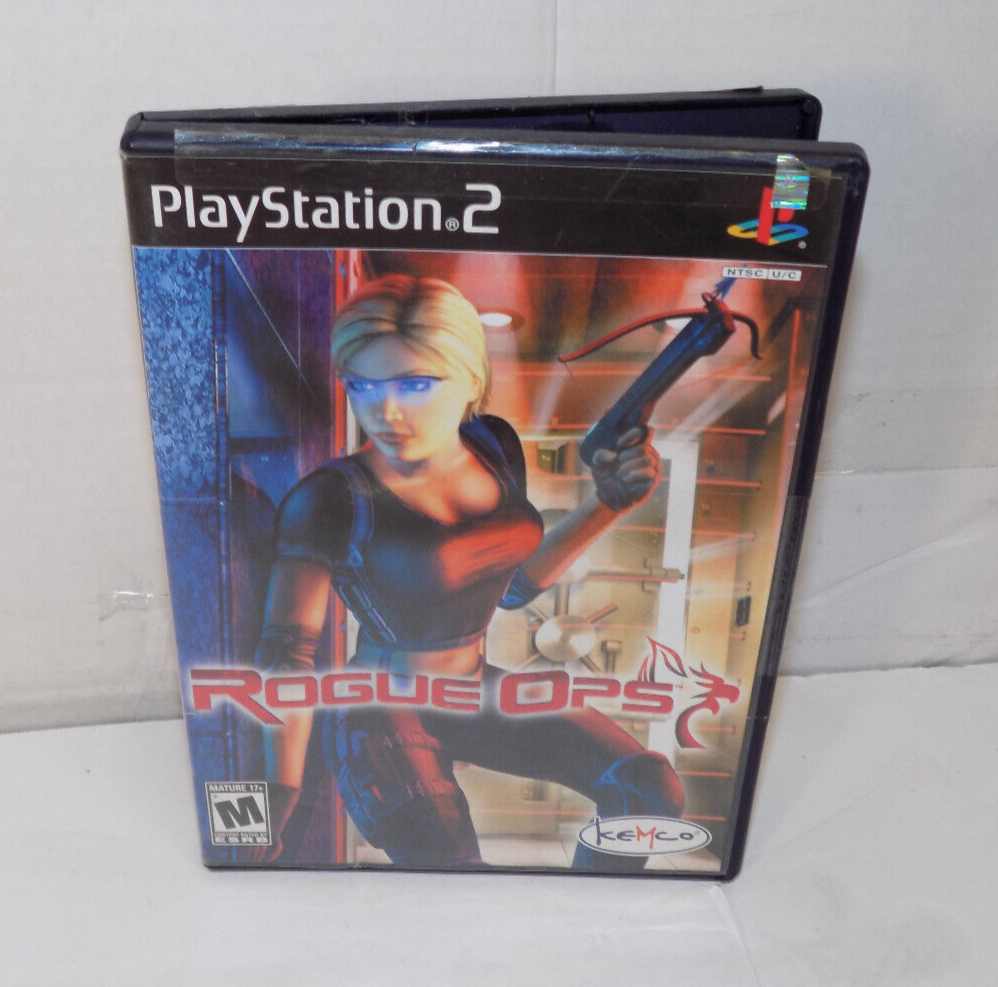 PS2 Game Rogue Ops Sony PlayStation 2, 2003 Complete with Manual ...