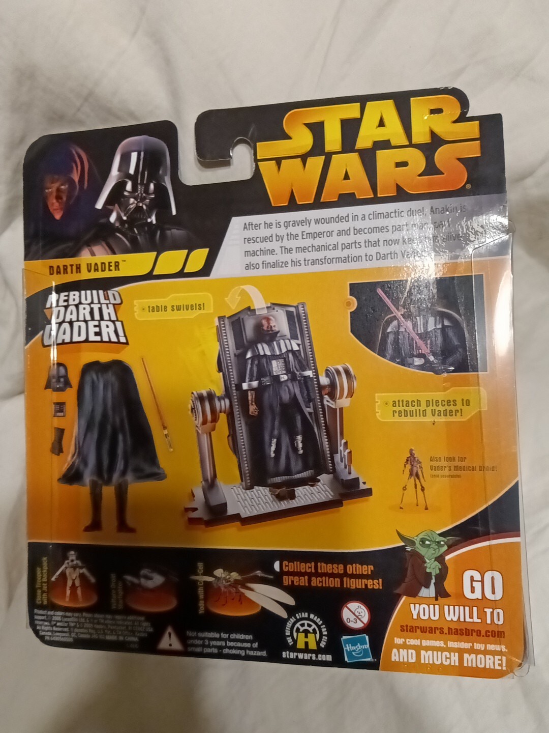 Star Wars Darth Vader Rebuild On The Operating Table ROTS - 2005 (NIP ...