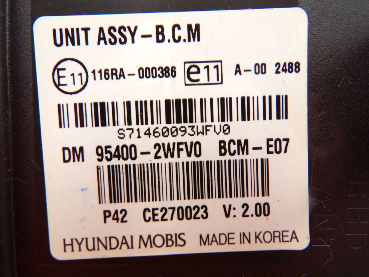 Steuergerät Bordnetz BCM ( UNIT ASSY - BCM ) SANTA FÉ III (DM, DMA) 2.2 ...