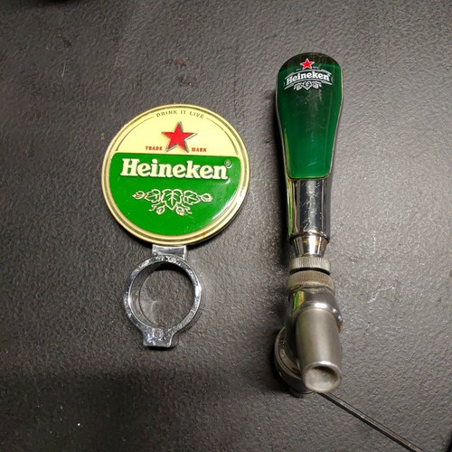 Heineken Tap Badge And Handle Complete With Perlick Tap And New Bar Mat ...