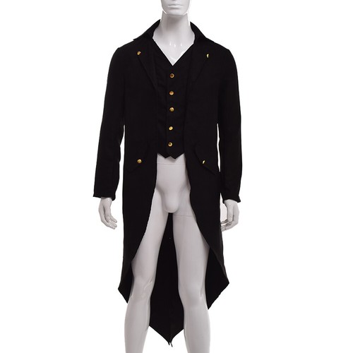 Vintage Mens Swallow-tailed Coat Swallow Tail Jacket Victorian Gothic ...