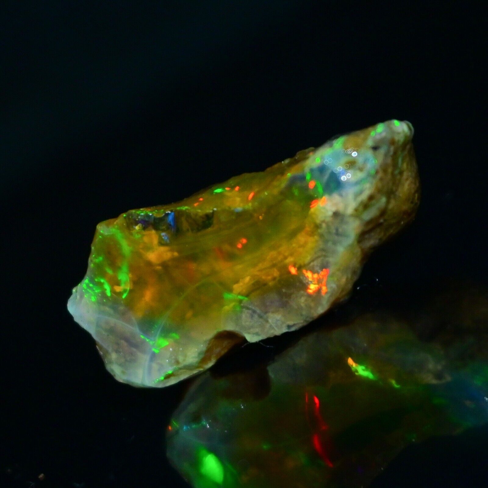 Red Opal Rough 27.05 Carat Natural Ethiopian Opal Raw Welo Opal ...