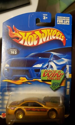 2002 Hot Wheels Mainline #163 Lexus SC400 Sedan Gold VHTF | eBay