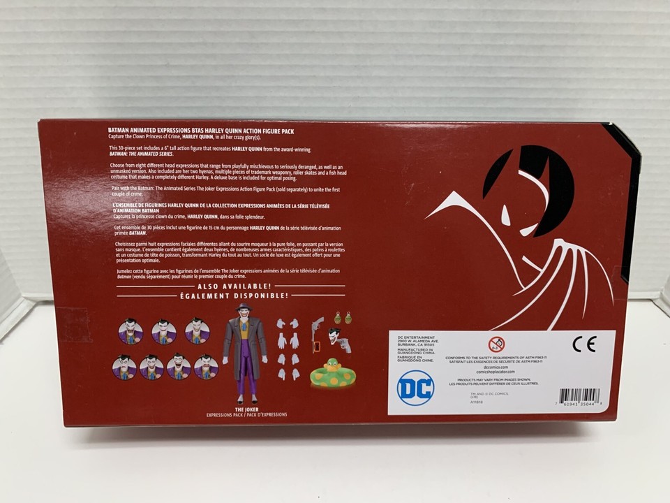 Batman The Animated Series Harley Quinn Expressions Pack New 2018 DC ...