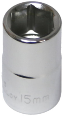 15mm x 1/2" Drive Standard Socket (6 Point) T&E Tools 54215 | eBay ...