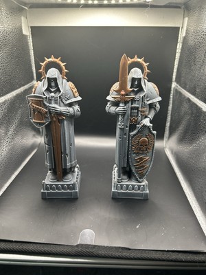 Warhammer 40k Imperial Sector Imperialis Terrain BASILICANUM STATUES ...