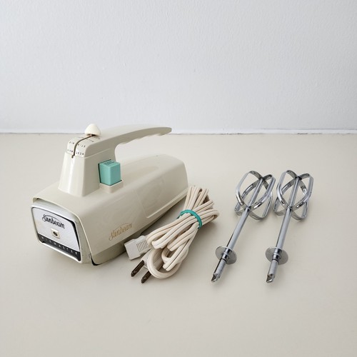 VTG Sunbeam Mixmaster HMD 100W 3 Speed Handheld Mixer - Almond | eBay