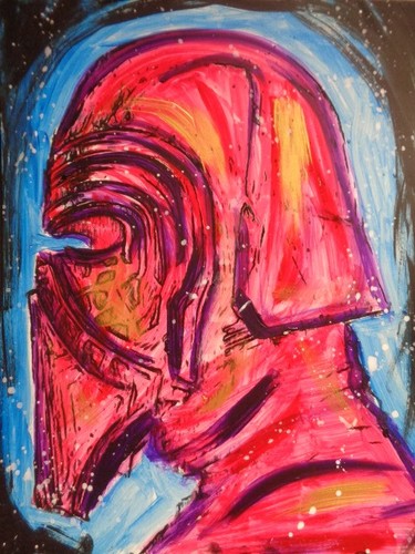 One Of A Kind - STAR WARS: KYLO REN Abstract Painting ART | eBay