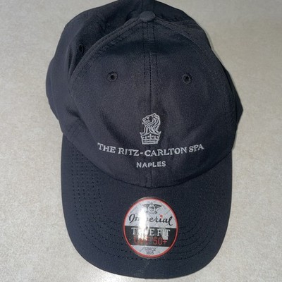 NEW The Ritz Carlton Spa Hat Cap One Size Fits All Black Adjustable ...