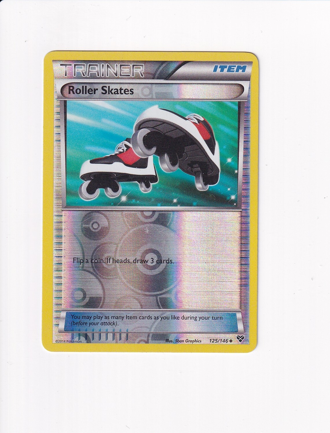 2014 POKEMON XY ROLLER SKATES REVERSE HOLO | eBay