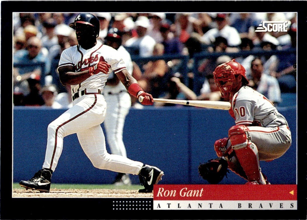1994 Score Baseball Card Ron Gant Atlanta Braves #332 | eBay