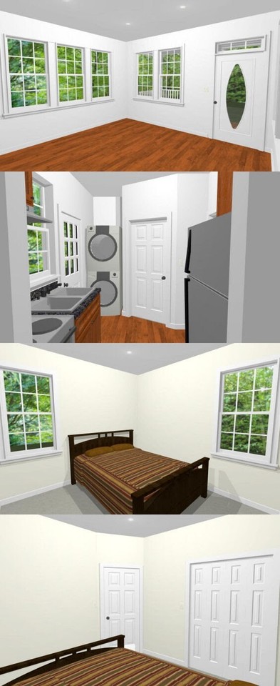 14x32 Tiny House -- 447 sq ft -- PDF FloorPlan -- Model 1R | eBay