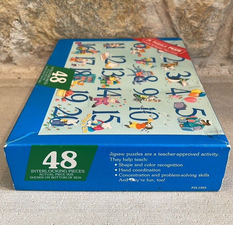 Springbok Junior Animal Number Fun 48 piece puzzle Learning Education ...