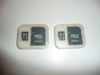 New Micro Center 32GB MicroSD Memory Card with Adapter - 2 Pack | eBay
