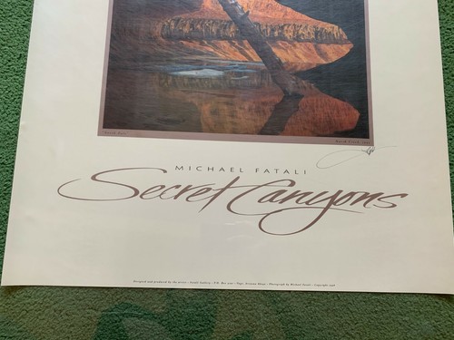 VINTAGE 1996 SIGNED MICHAEL FATALI SECRET CANYON NORTH POLE CREEK 24 ...