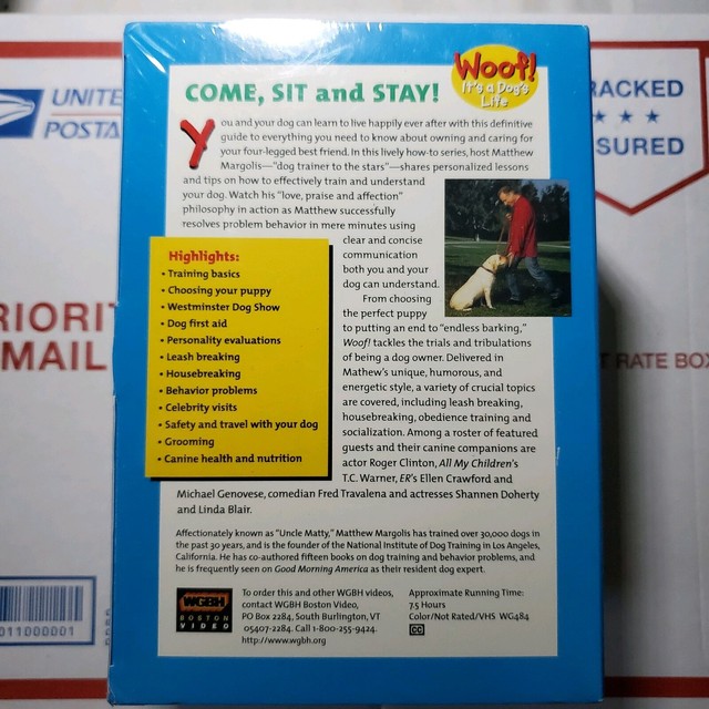 Woof Its A Dogs Life - Box Set (VHS, 1999) for sale online | eBay