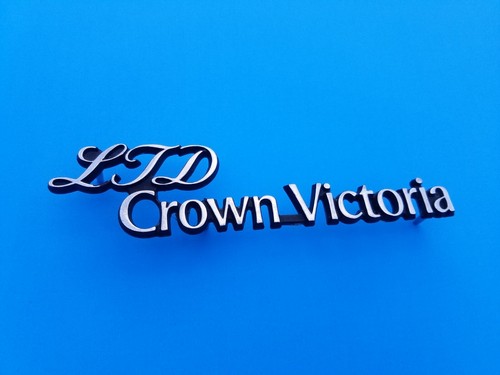 82 83 84 85 86 87 FORD CROWN VICTORIA SIDE EMBLEM LOGO BADGE SYMBOL OEM ...