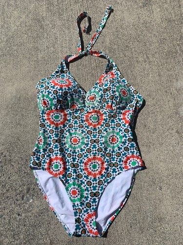 OLD NAVY Pinwheel Stars Geometric Tankini One Piece Bathing Suit Size ...