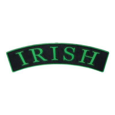 Irish Black & Green Rocker Patch, Irish Rocker Patches | eBay
