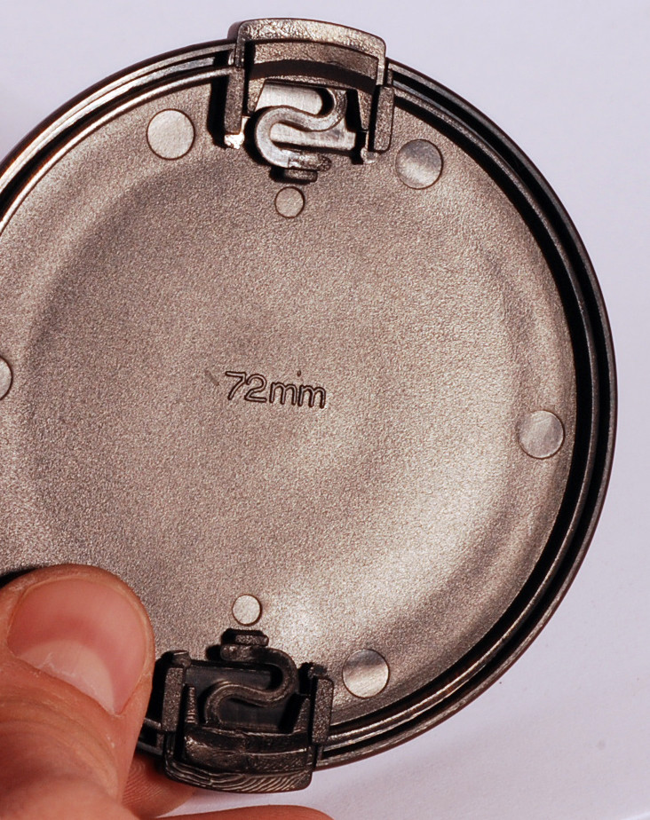 72mm LENS CAP Clip on Black Plastic Generic Cap Fits Most 72mm Lenses ...