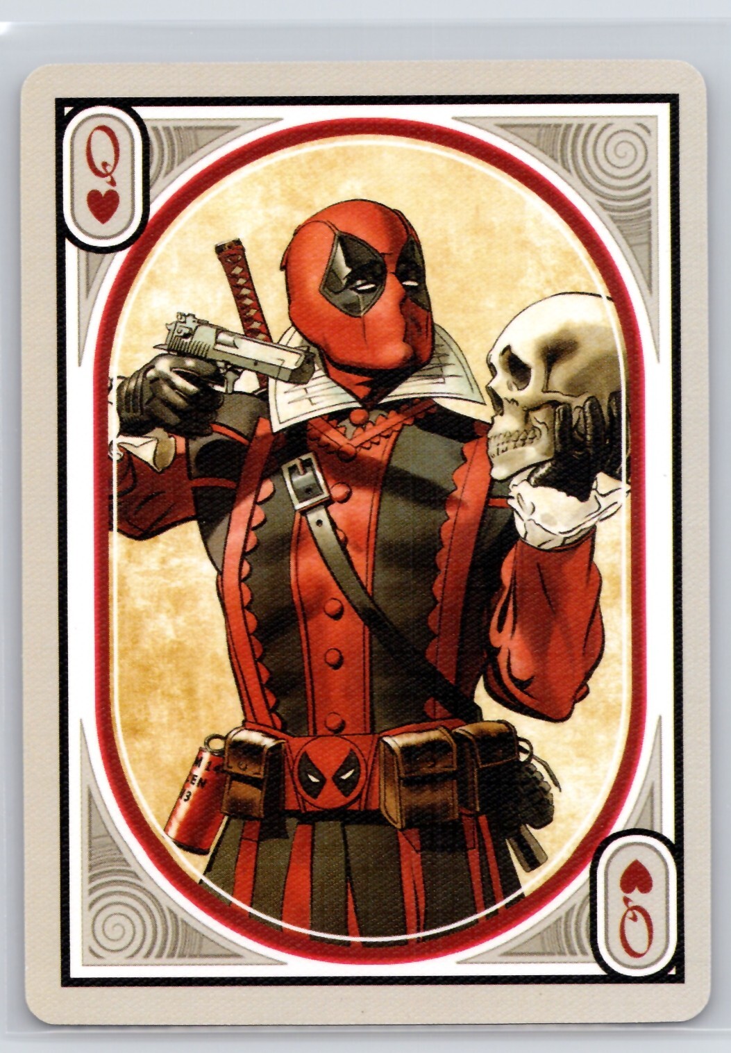 DEADPOOL Marvel Playing Card Queen of Hearts | eBay