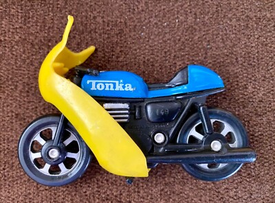 Vintage 1979 Tonka Dirt Bike Motorcycle Yellow and Blue | eBay