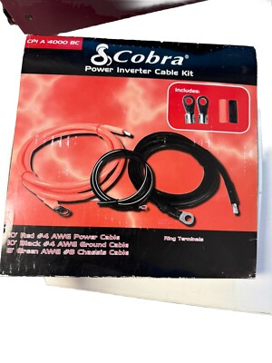 Cobra CPI A 4000 BC Power Inverter Cable Kit - NEW | eBay