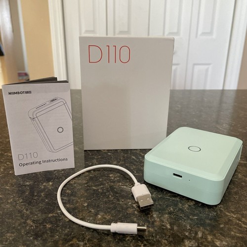 Nimbot D110 Bluetooth Wireless Compact Monochrome Thermal Label Printer ...