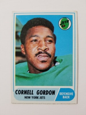 CORNELL GORDON 1968 TOPPS FOOTBALL #91 NEW YORK JETS | eBay