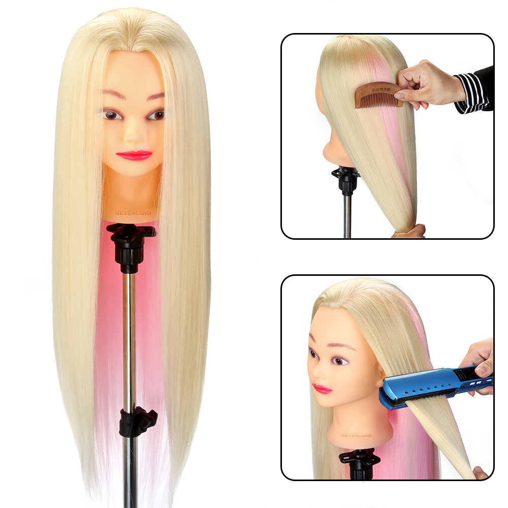 Hairdressing Head Hairdresser Training Heads with Free Clamp and DIY ...