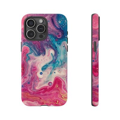 For iPhone / Galaxy / Pixel | Phone Ink Case - Bubble Gum Pink Hydro ...