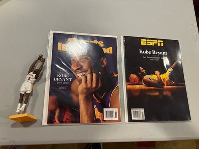 ESPN SI Magazine Kobe Bryant Tribute LA LAKERS Starting Lineup Custom ...