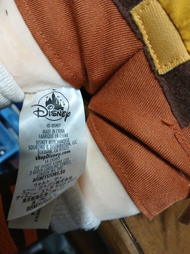 Disney Pixar 10th Anniversary Up Disney Store Russell Boy Scout Stuffed ...