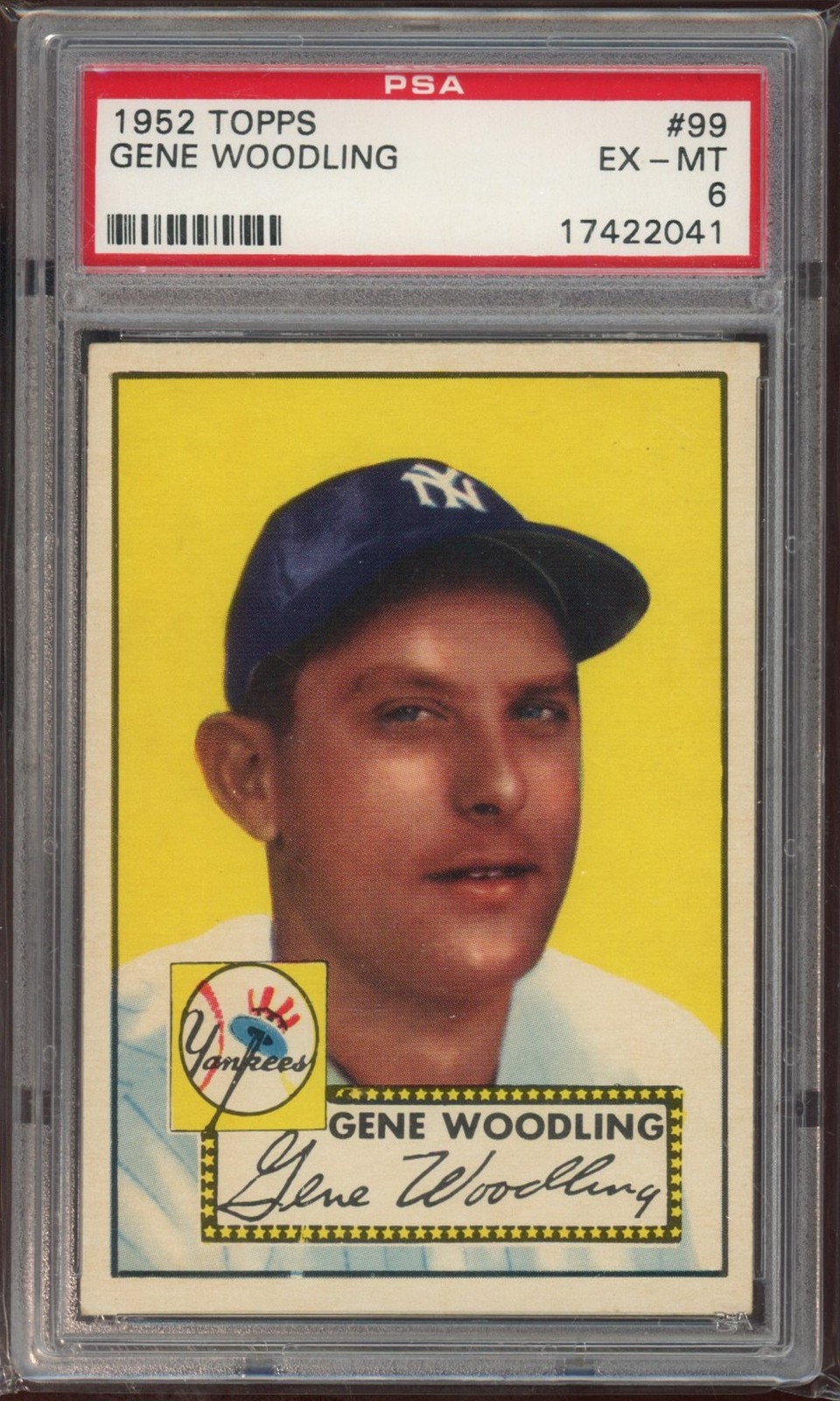 1952 Topps #99 Gene Woodling PSA 6 | eBay