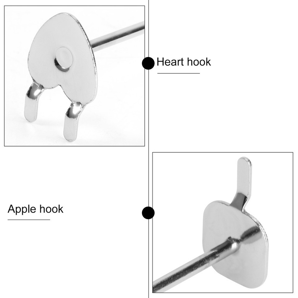 40 Pcs Hole Board Storage Hangers Wall Storage Racks Peg Board ...