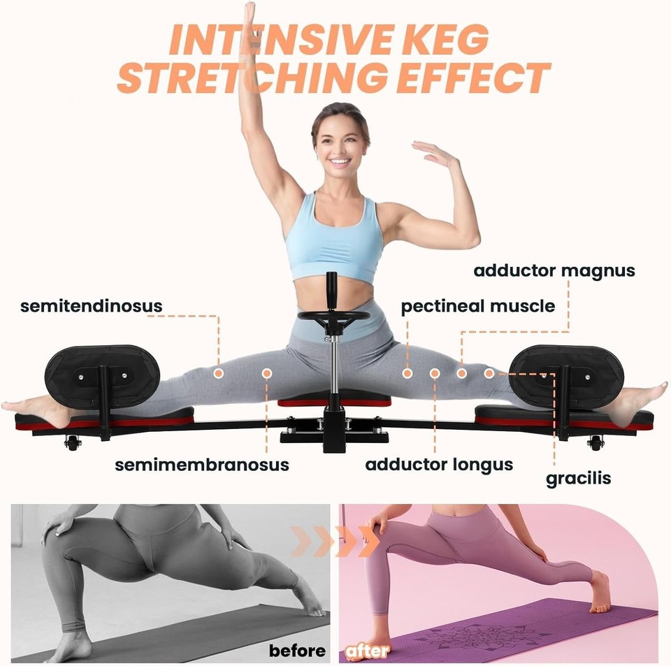 400LBS Leg Stretcher Splits Machine Hip Split Stretching Trainer Arts ...