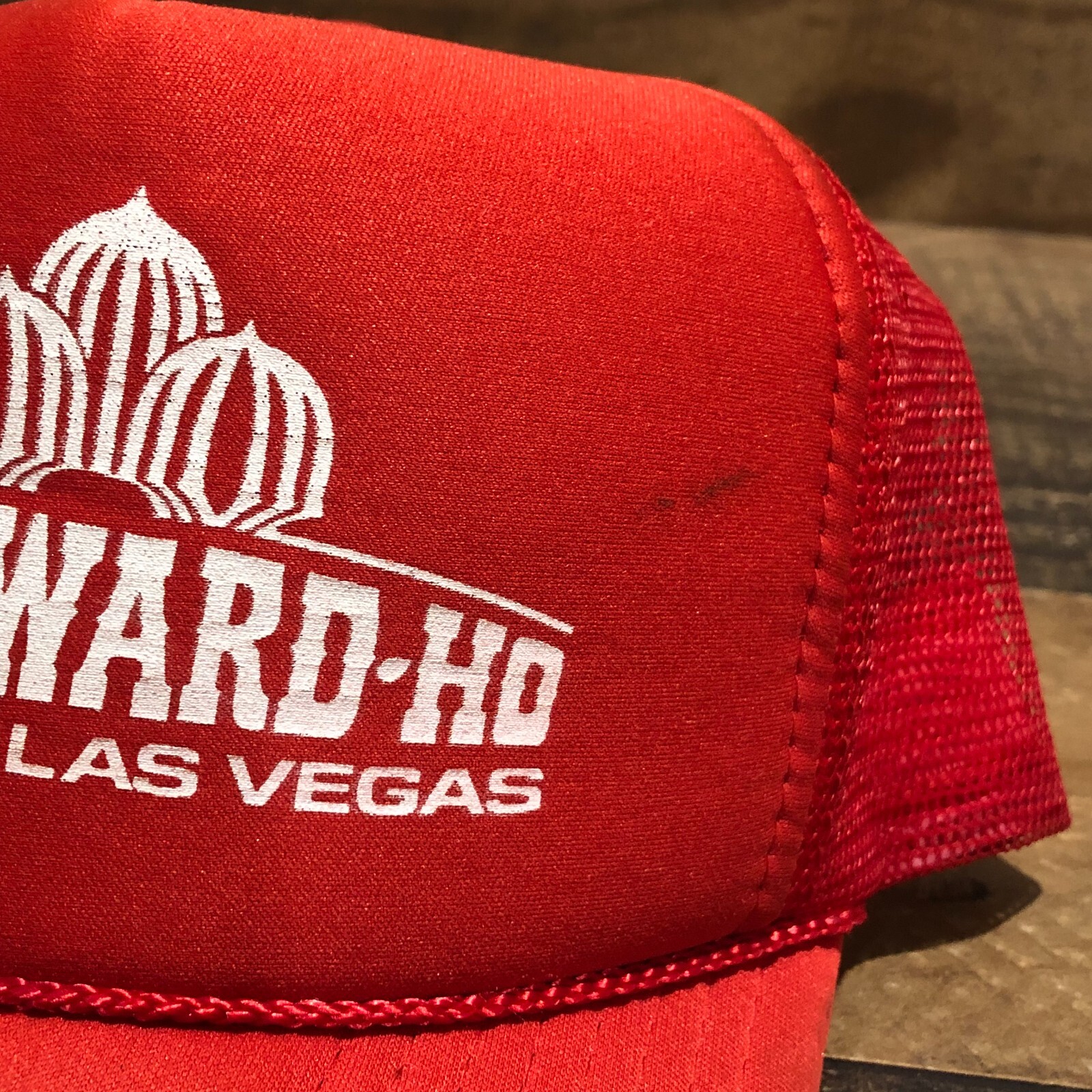 VTG Westward Ho Hat Snapback Trucker Cap Men Red Casino Hotel Las Vegas ...