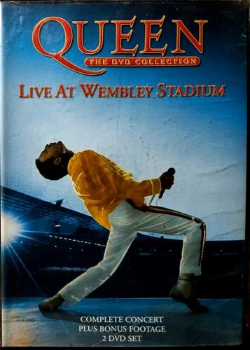 QUEEN: LIVE AT WEMBLEY STADIUM 2-DISC DVD SET, COMPLETE CONCERT + BONUS ...