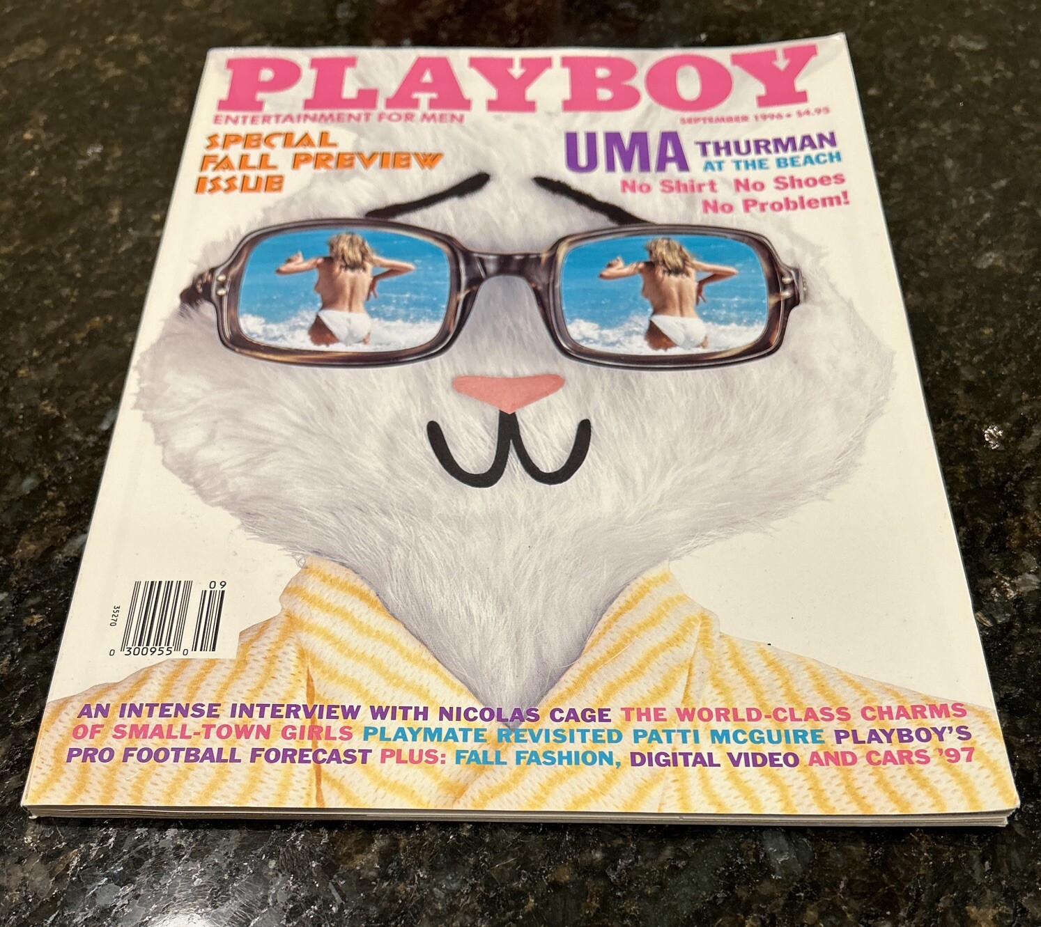 Playboy Magazine Sept 1996 Uma Thurman | eBay