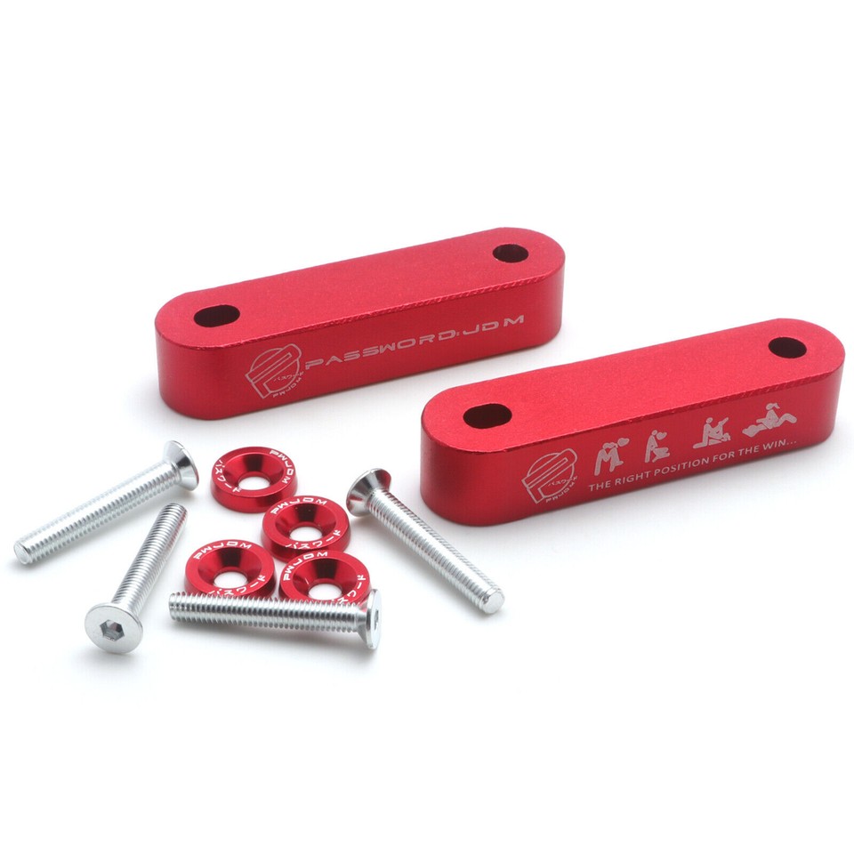 JDM Aluminum Billet Hood Vent Spacer Riser Kit For Honda Civic Acura ...