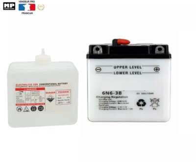 Batterie Moto Avec PACK 6N6-3B HONDA CB 125 S 1975 - 1980 | eBay