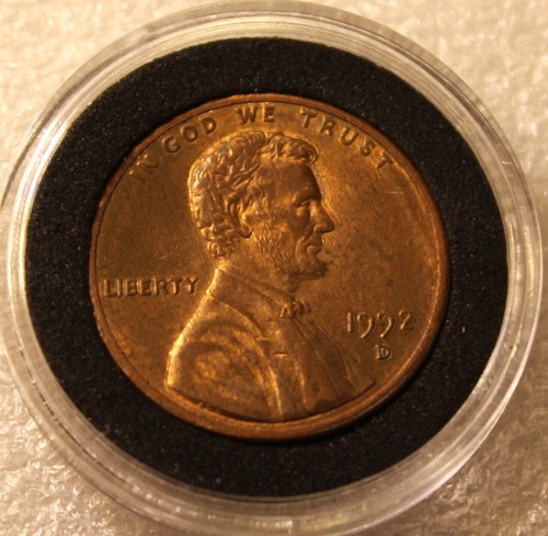 1992 D Error Lincoln Memorial Cent DDO/DDR Most Devices. Excellent ...