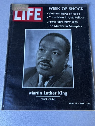 Assassination of Martin Luther King Jr. MLK April 12 1968 Life Magazine ...