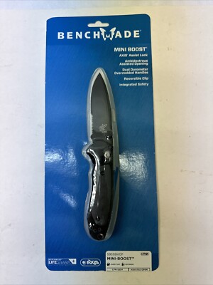 BENCHMADE Mini Boost 595SBKCP Axis Lock Blue Class CPM-S30V Assisted ...
